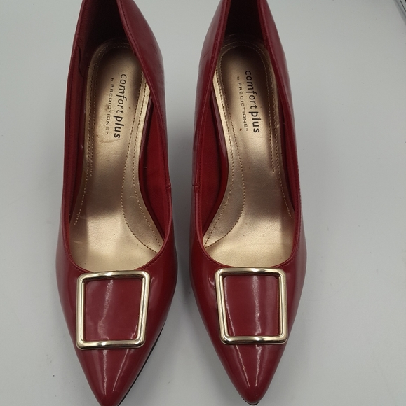 Predictions | Shoes | Predictions Red High Heel Pointed Toe Pumps ...
